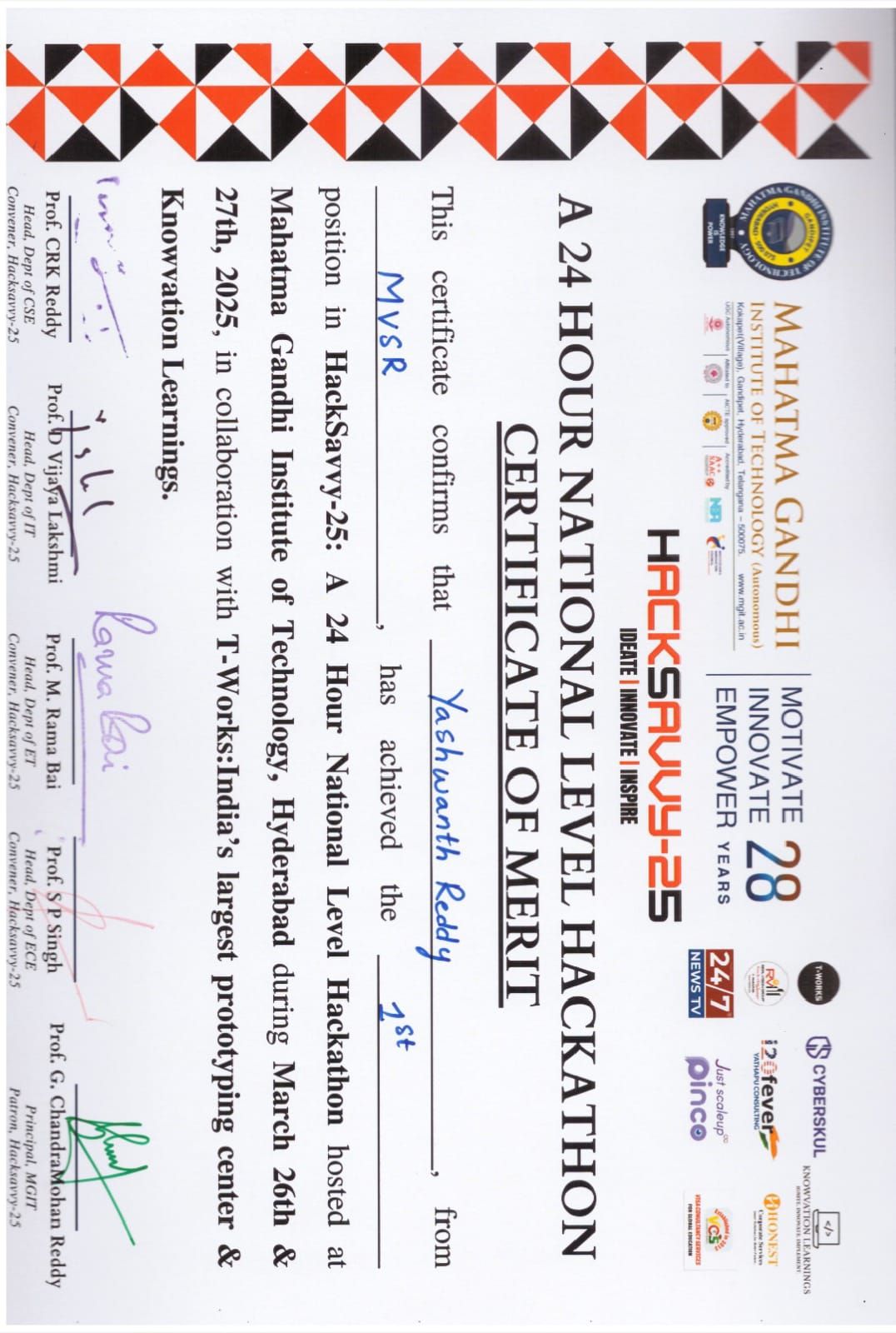 Yashwanth Reddy Reddygari | Full Stack Developer Portfolio